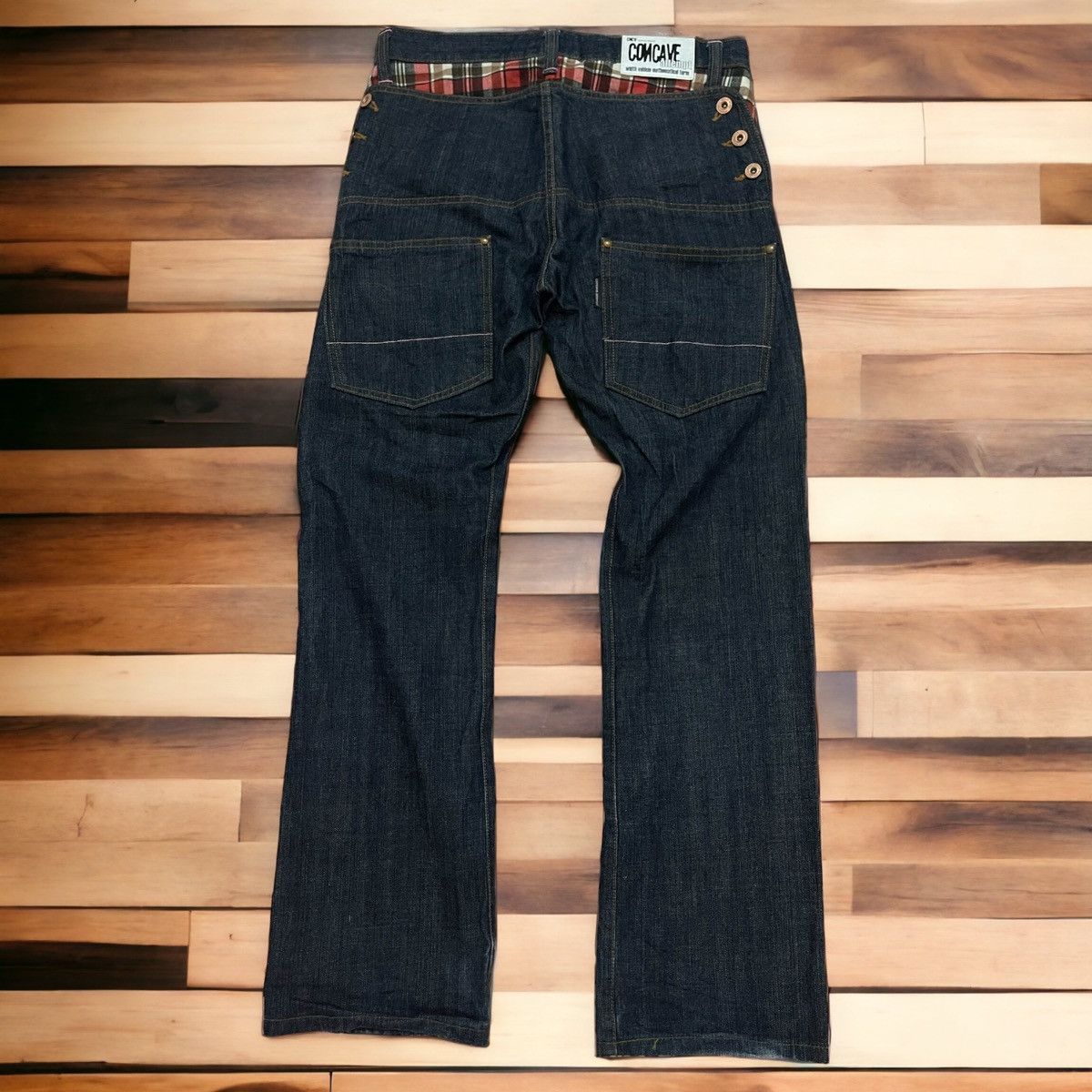 Japanese Brand Concave Attempt Nice Design Denim Jeans | Grailed
