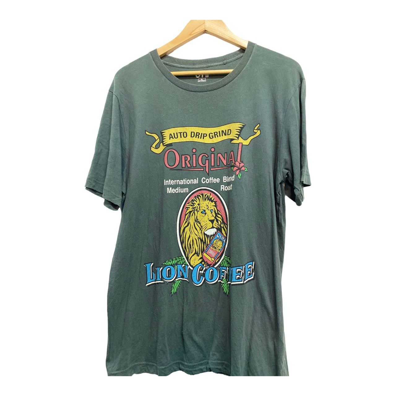 Uniqlo LION COFFEE AUTO DRIP GRIND GRAPHIC #SKU-A809 | Grailed