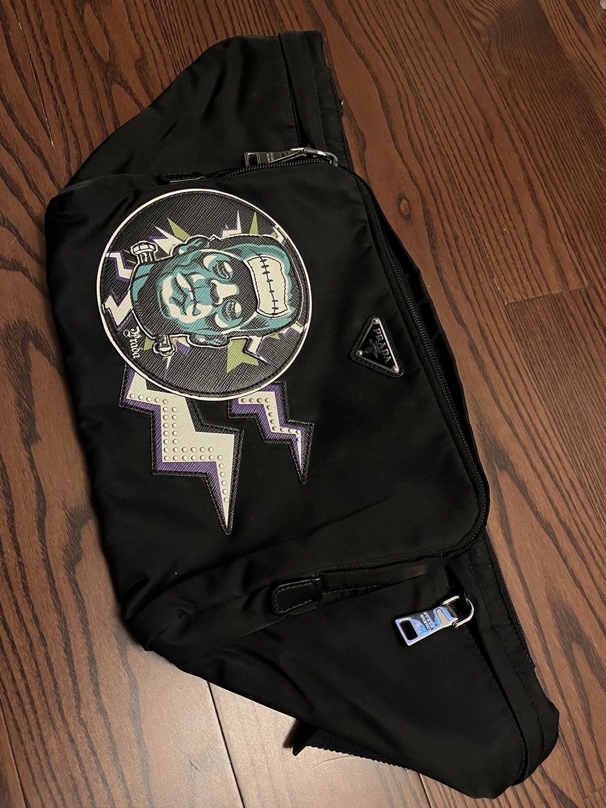 Prada × Universal Studios Prada x Frankenstein waist bag | Grailed