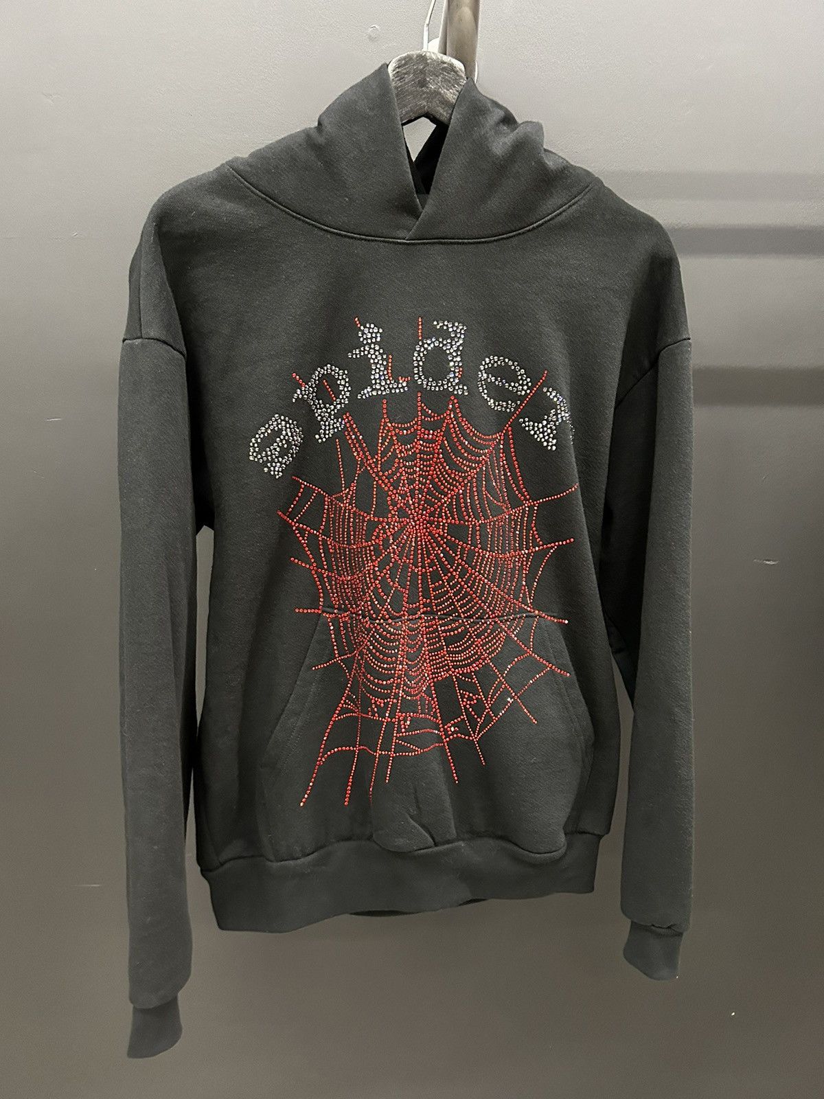 Young Thug Spider Worldwide Rhinestone Web Hoodie | Grailed