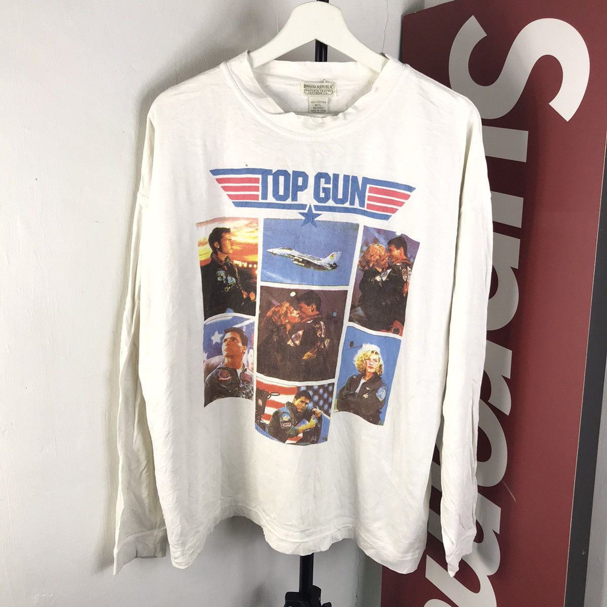Movie × Vintage RARE!! Vintage 80s Top Gun / Tom Cruise/ Macverick ...
