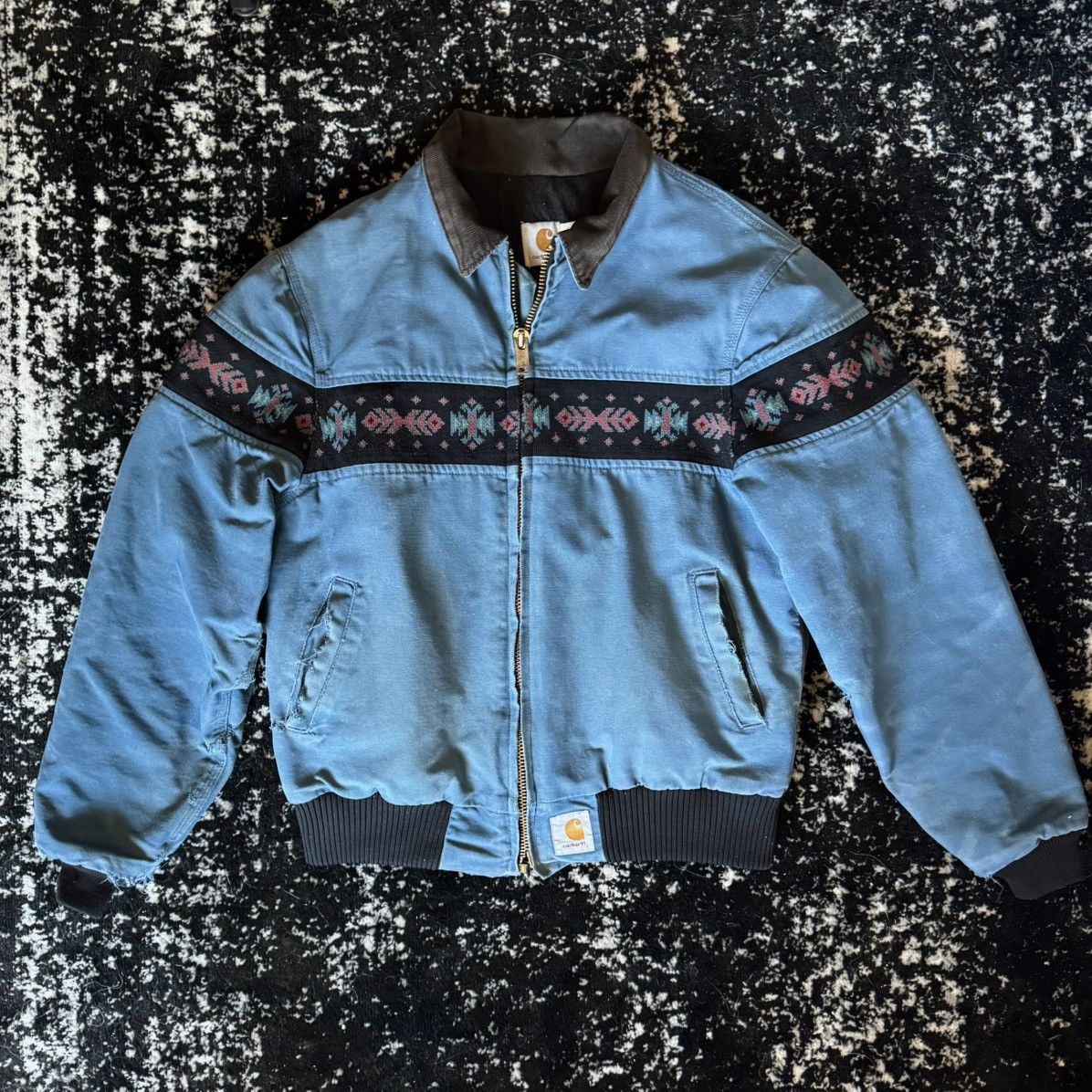 Carhartt Vintage 1995 Aztec Carhartt Detroit Jacket | Grailed