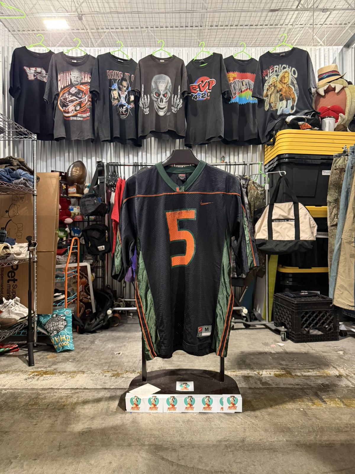 Nike Y2K Vintage Nike Miami Hurricanes Jersey L | Grailed