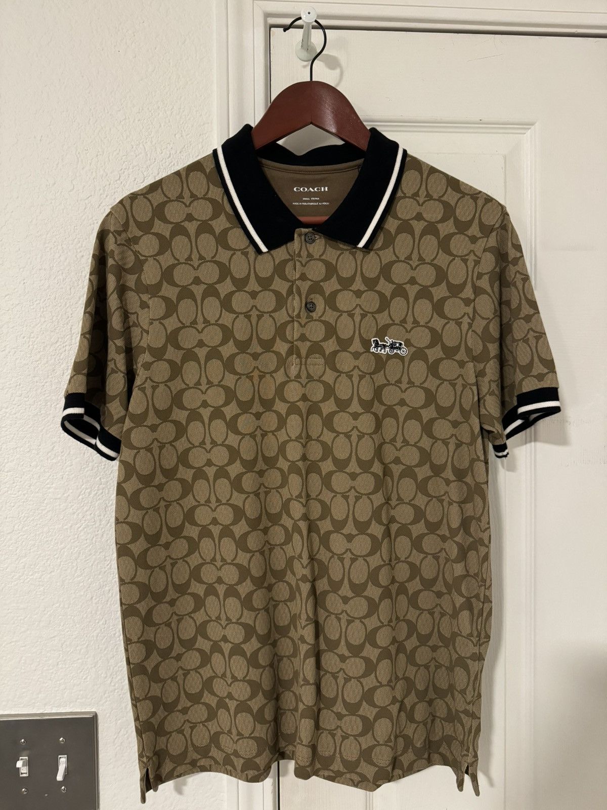 Coach Coach Print Polo | Grailed