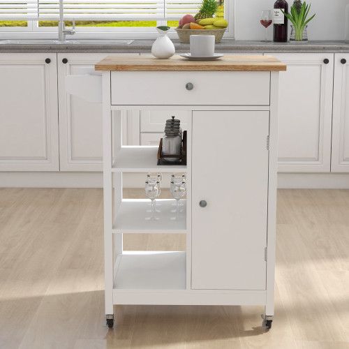 Custom × Designer × Homemade Kitchen island rolling trolley cart with ...