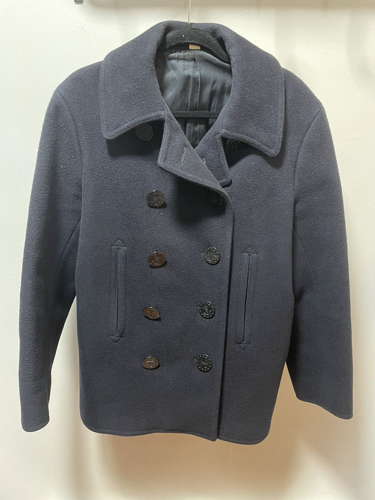 Buzz Rickson's × Iron Heart × The Real McCoy's Buzz Ricksons Peacoat Navy 1910 Style Size 38 ...