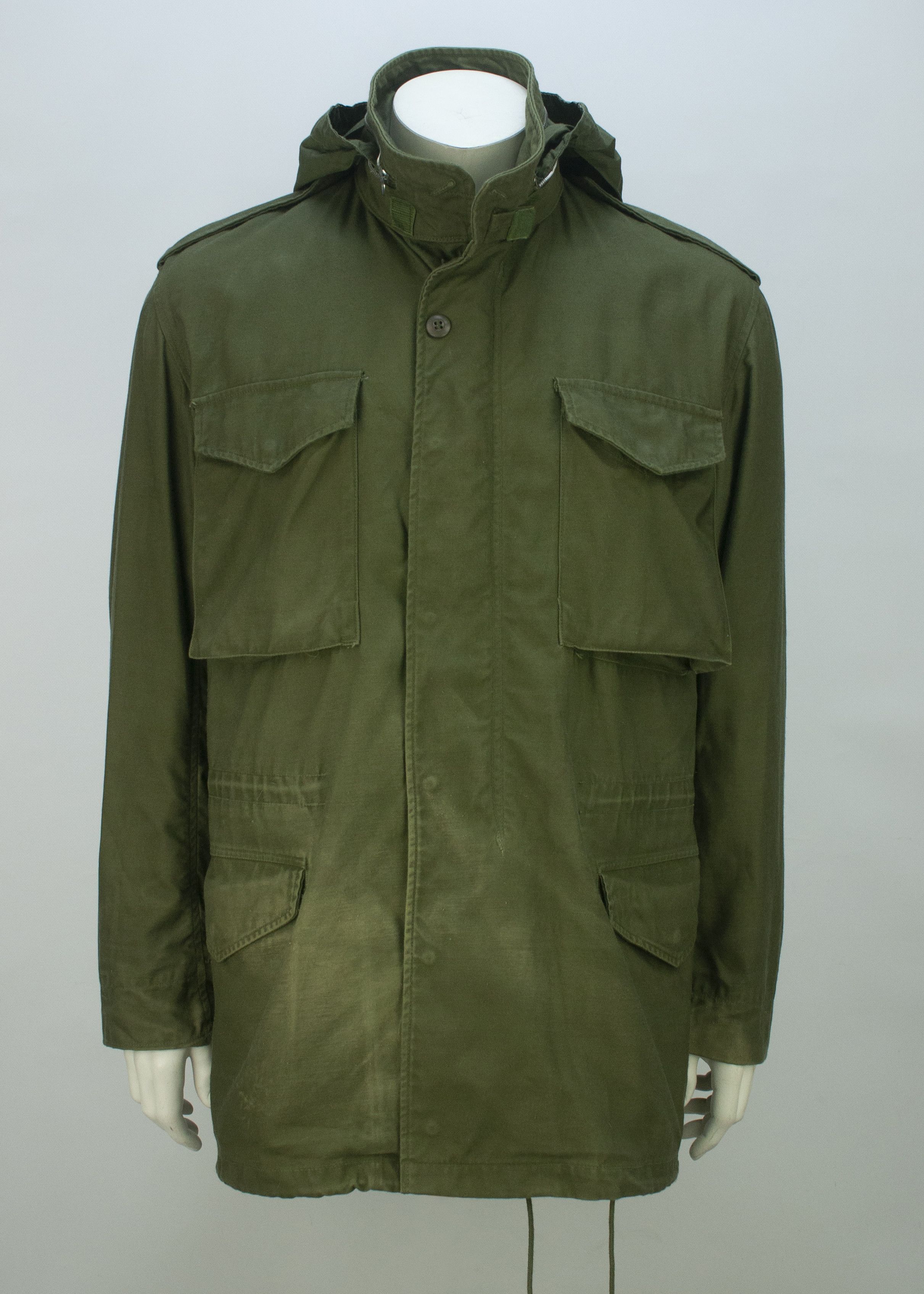 Vintage VTG 1984 US Army M65 Field Coat Jacket Vietnam OG 107 Sateen ...