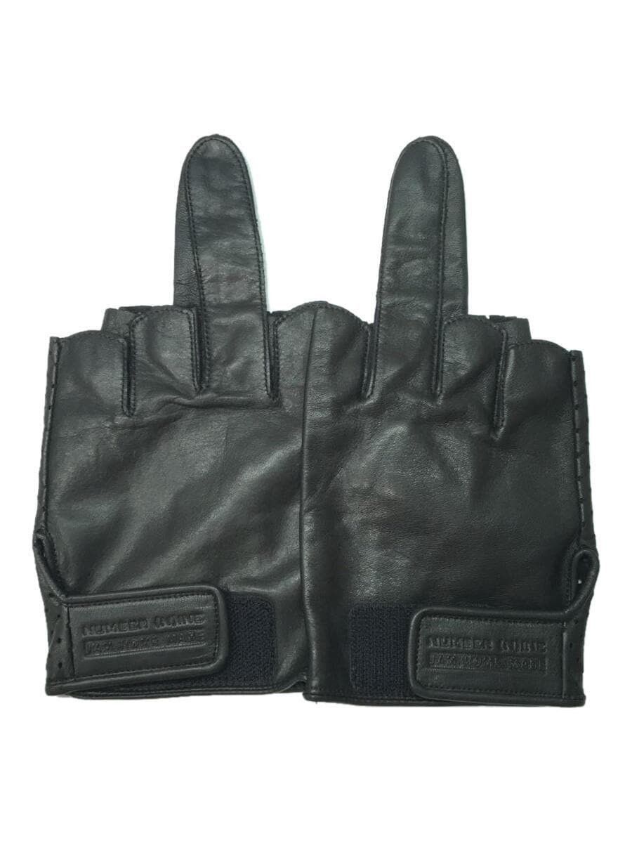 Number (N)ine 🐎 SS04 Middle Finger Leather Gloves | Grailed
