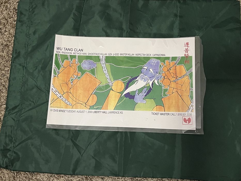 Vintage 2000 Wu-Tang Clan poster | Grailed