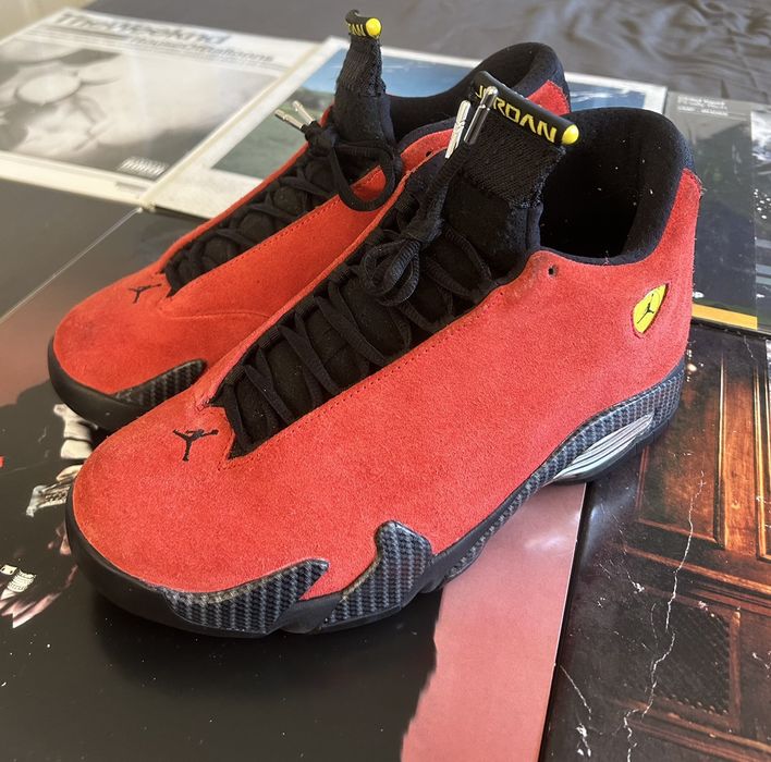 Jordan Brand Jordan 14 “Ferrari” 2014 Release | Grailed