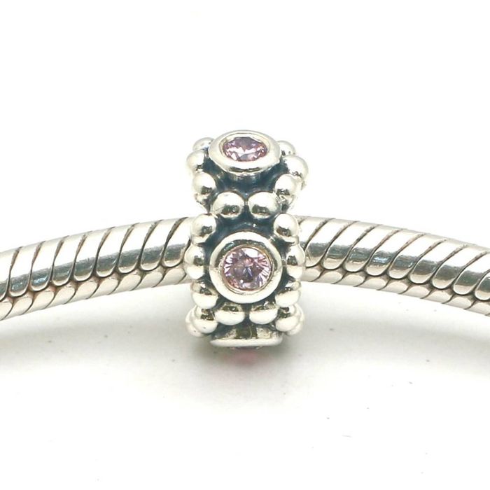 pandora Authentic PANDORA Her Majesty Spacer with Pink Zirconia | Grailed