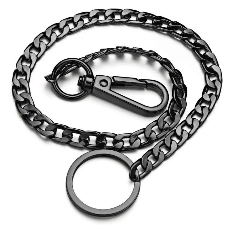 Cuban Link Chain Metal Keychain Wallet Pant Chain | Grailed
