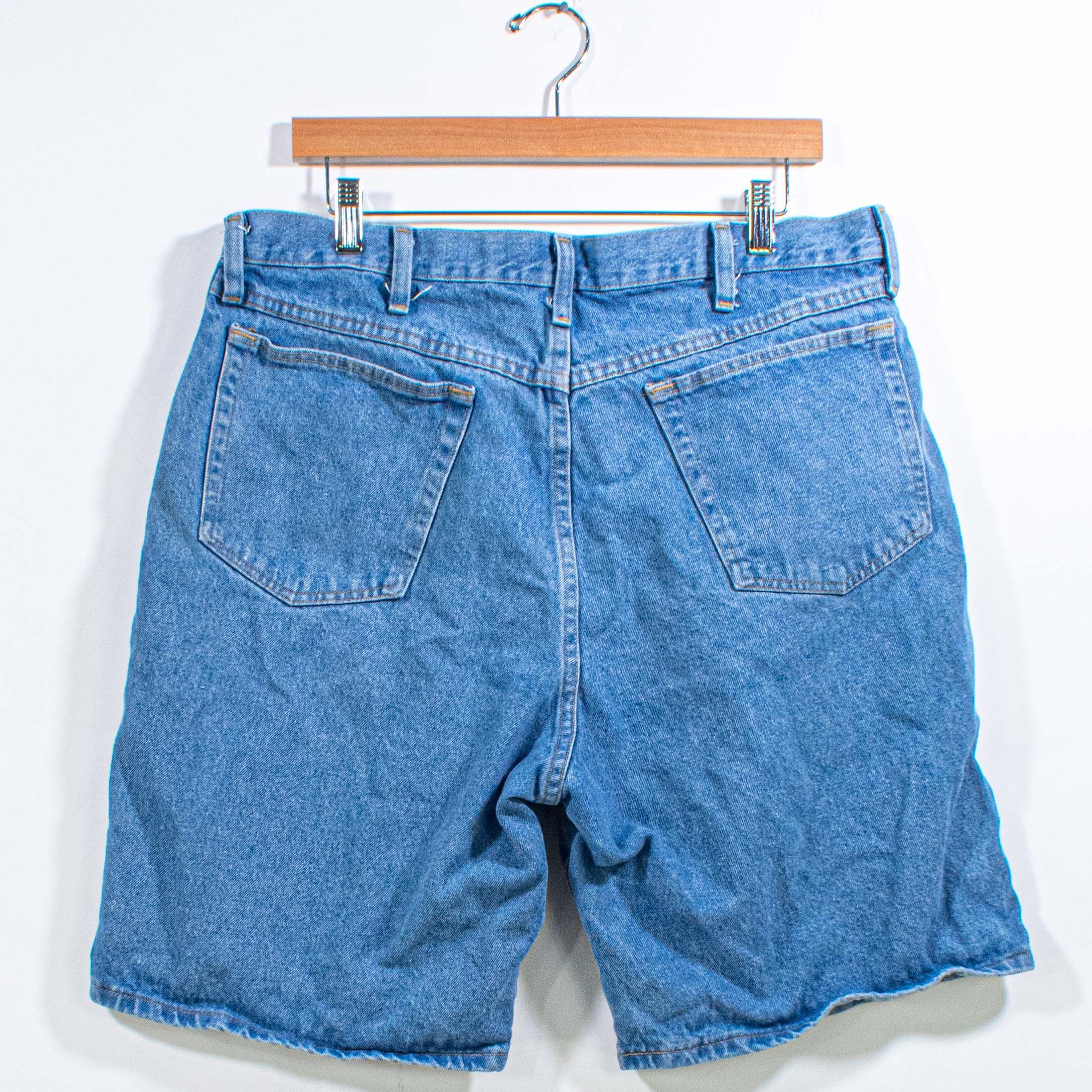 Vintage Wrangler Jean Shorts Jorts 36 Y2K Skater Blokecore Grunge | Grailed