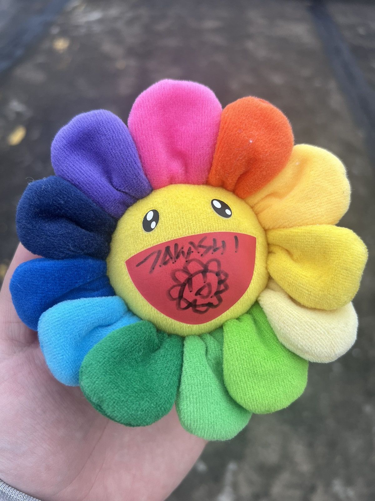 Takashi Murakami Takashi Murakami signed Flower pouch | Grailed