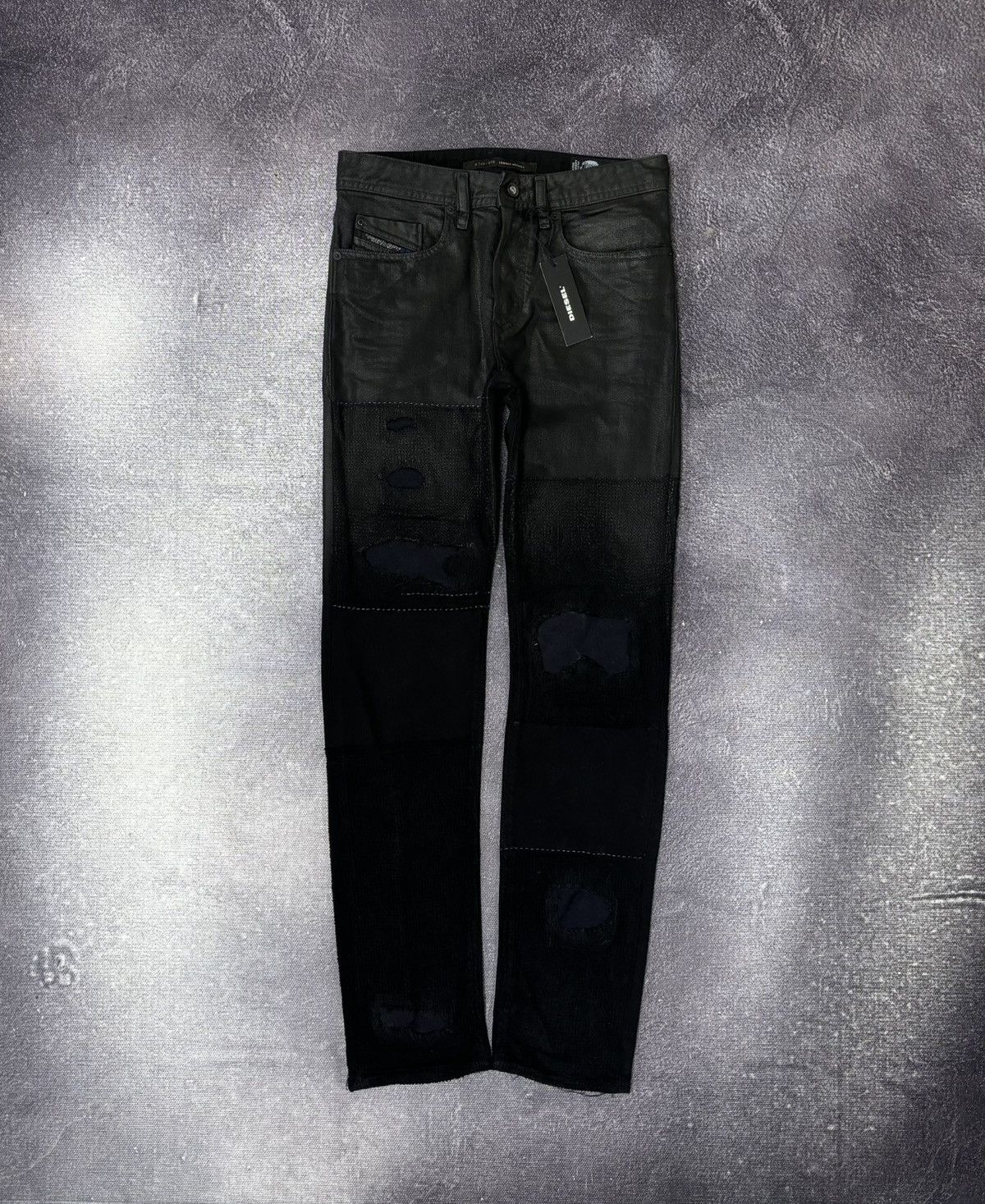 Diesel Diesel Buster Limited Edition NWT Wax Slim Tapered Jeans | Grailed