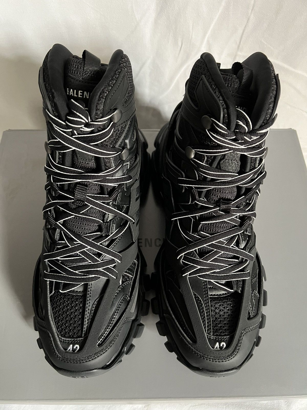 Balenciaga Balenciaga Track Hi-Top Sneakers | Grailed