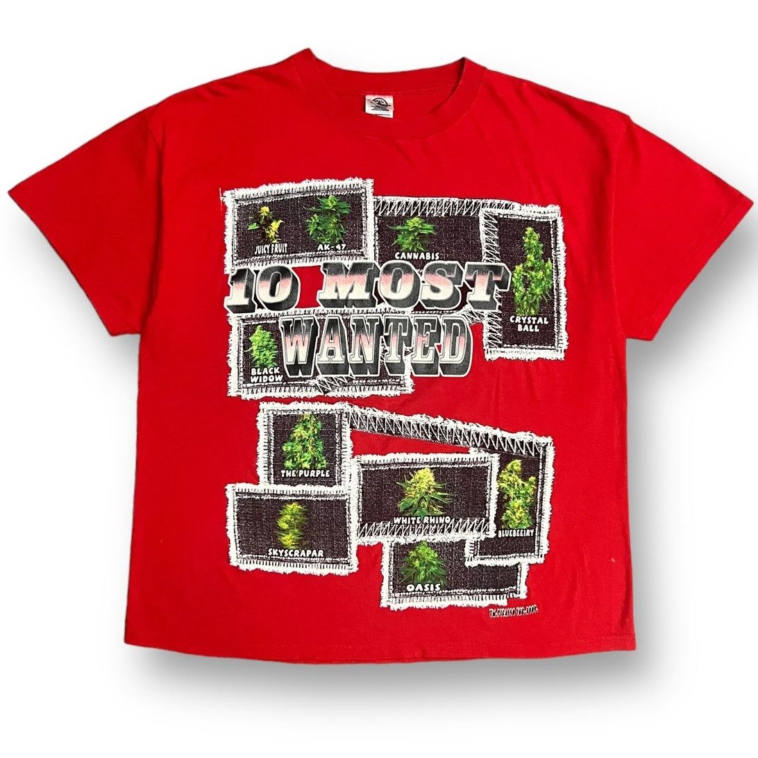 Designer × Grailed × Vintage Vintage Y2K Weed Marijuana Comedy Parody T ...