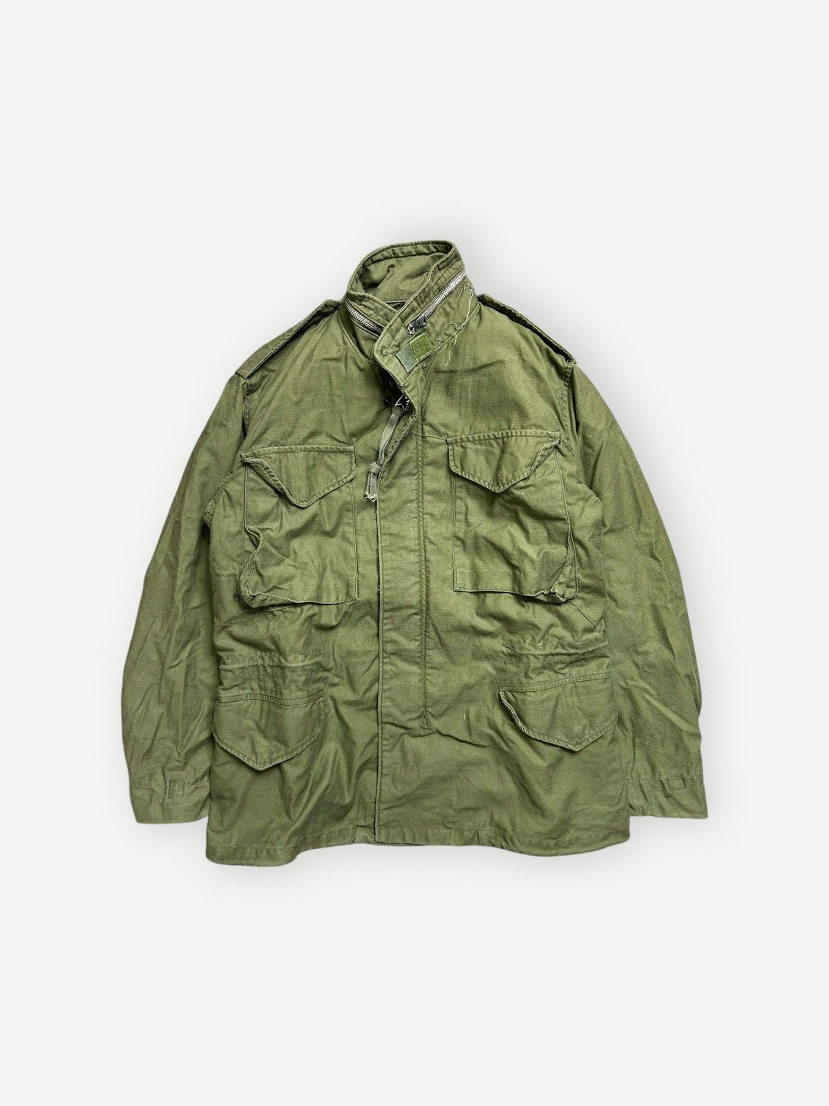 Vintage Vintage 70s Military Alpha Industries OG-107 Field M-65 Zip ...