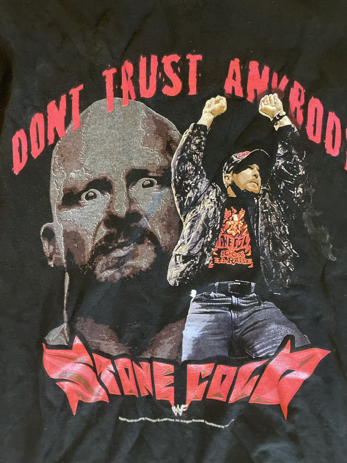 Vintage Stone Cold Steve Austin 90s WWF/E tee | Grailed