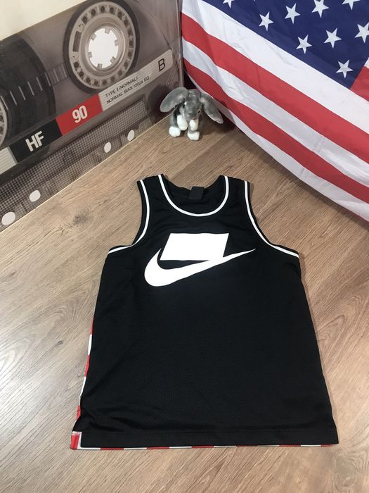 Nike Nike Sportswear men mesh check printed tank top jersey | Grailed