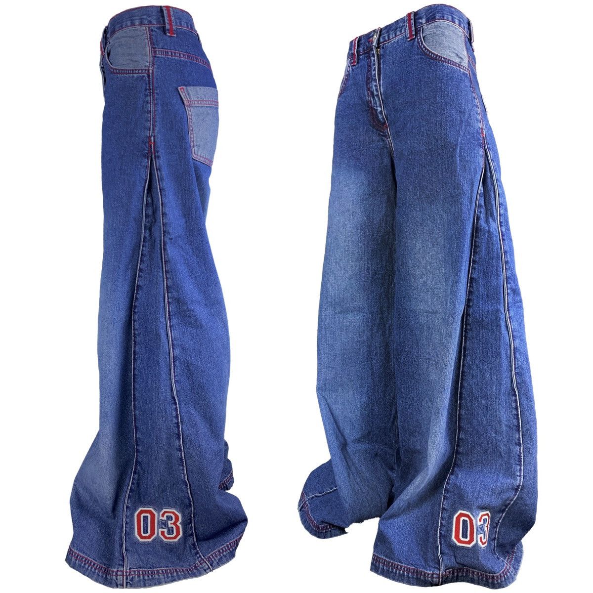 Vintage Like JNCO wide jeans kik wear | Grailed