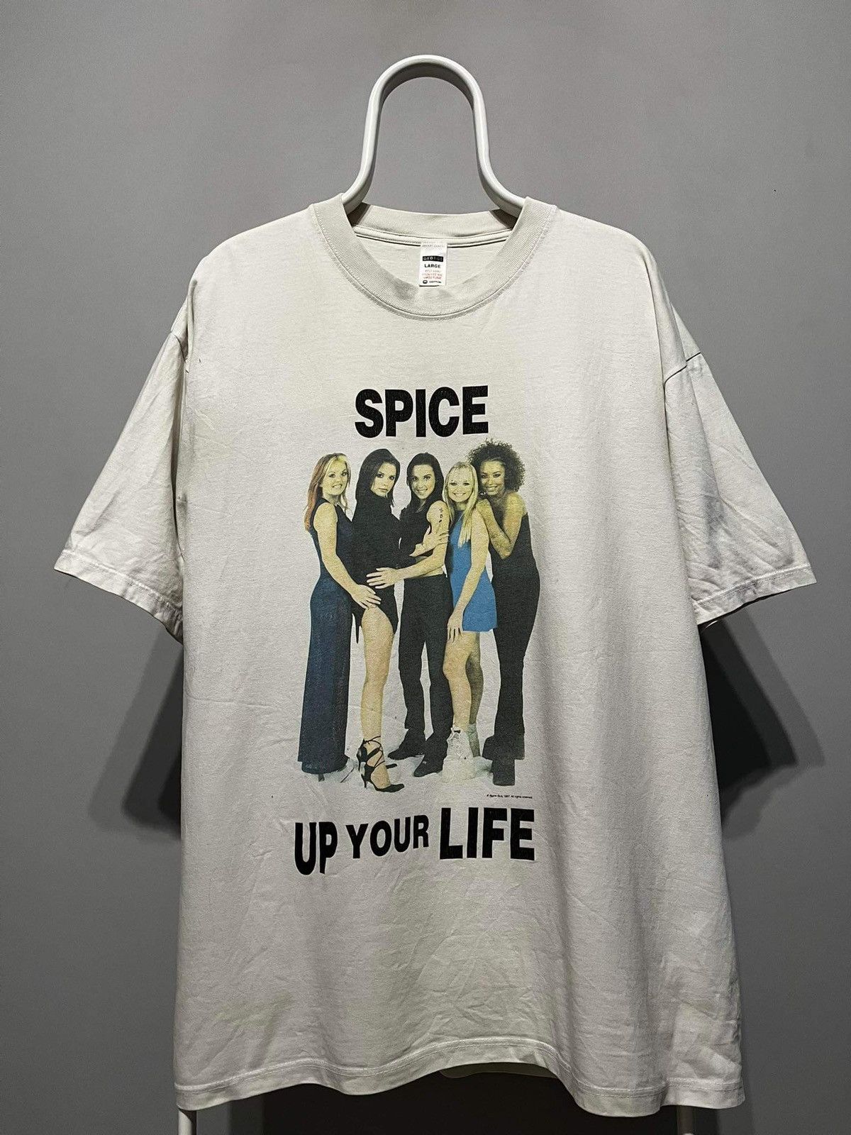 Vintage Vintage 1997 Spice Girls Up Your Life Band Tee Y2k Hype Grailed