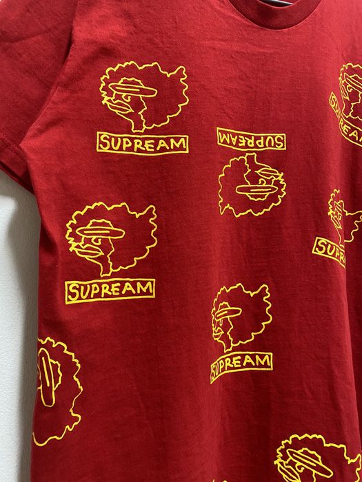 Supreme rare supreme multi logo t-shirt size M | Grailed