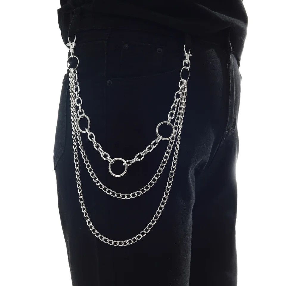 Cuban Link Chain Multilayer Round Pant Chain | Grailed