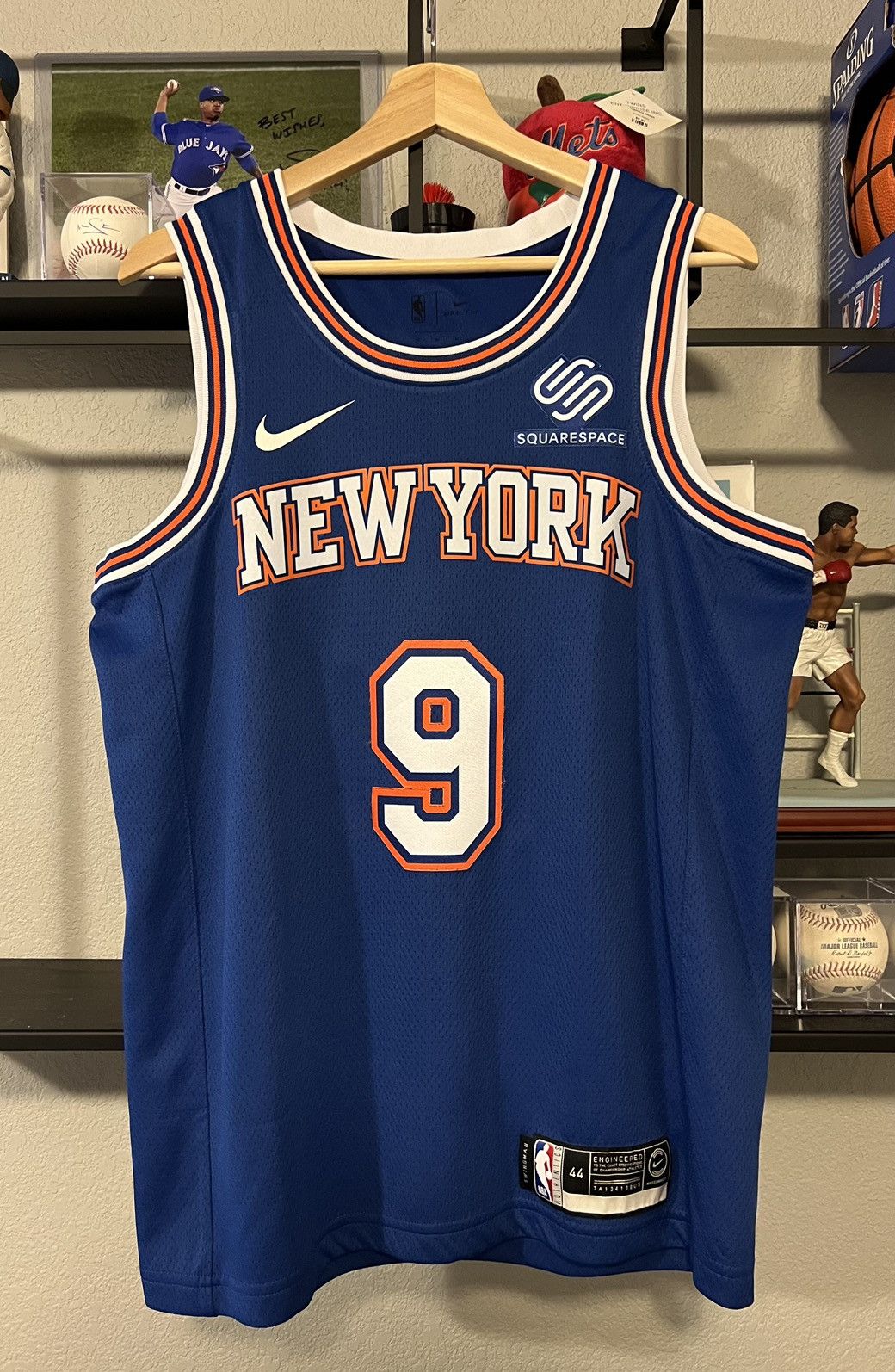 Nike RJ Barrett New York Knicks Icon Away Swingman Jersey 44 | Grailed