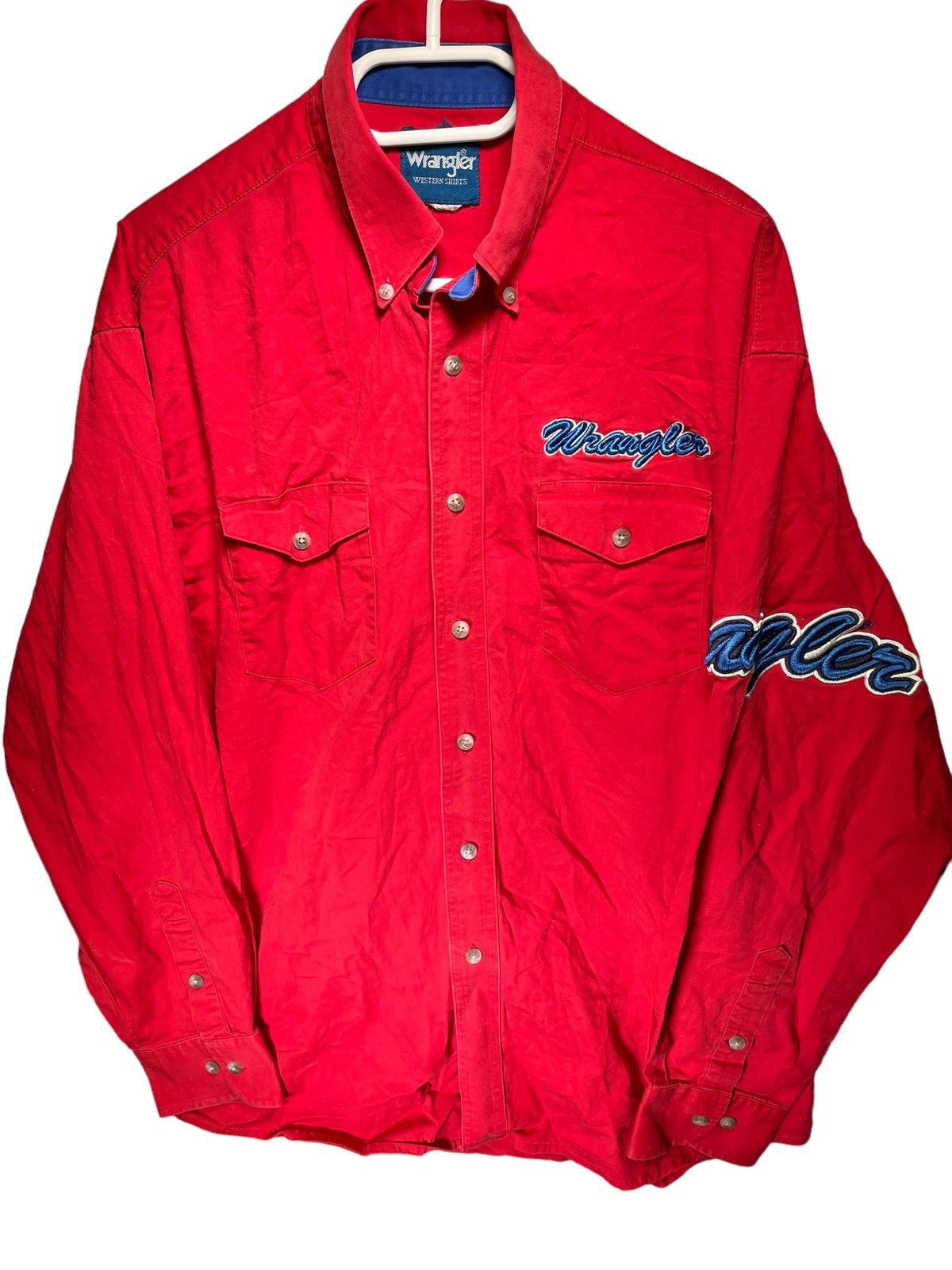 Vintage × Wrangler Vintage Wrangler Button up | Grailed