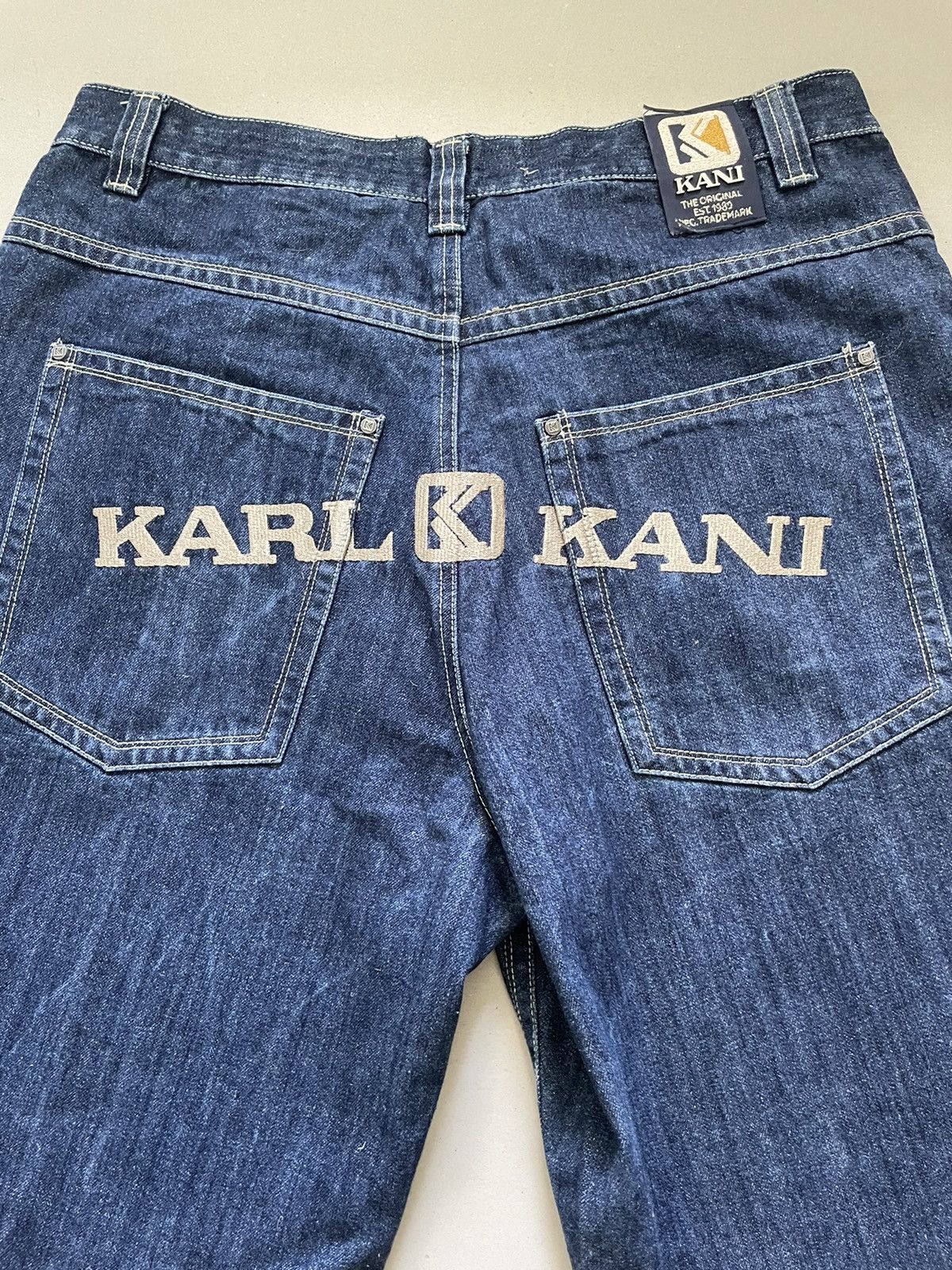 Vintage Rare Vintage Karl Kani Rap Baggy Shorts Big Logo Embroidered ...