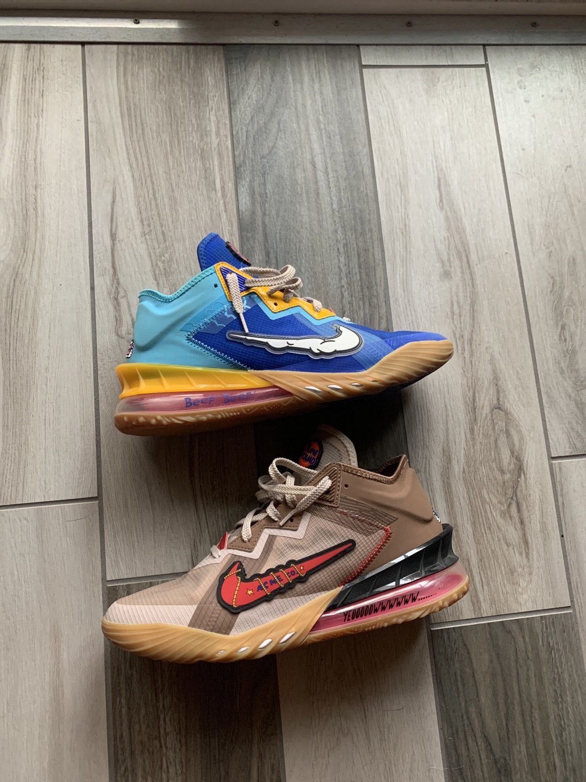 Nike Nike LeBron 18 Low Wile E. vs Roadrunner Space Jam | Grailed