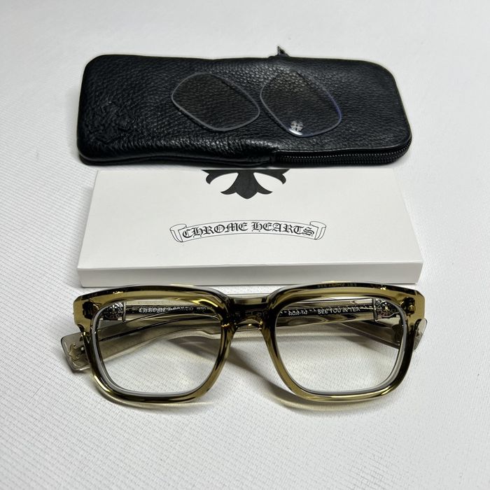 Chrome Hearts NEW Chrome Hearts See You In Tea Glasses Frames Japan ...