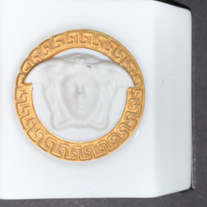 Versace VERSACE x ROSENTHAL 2 white bone china NAPKIN RINGS | Grailed