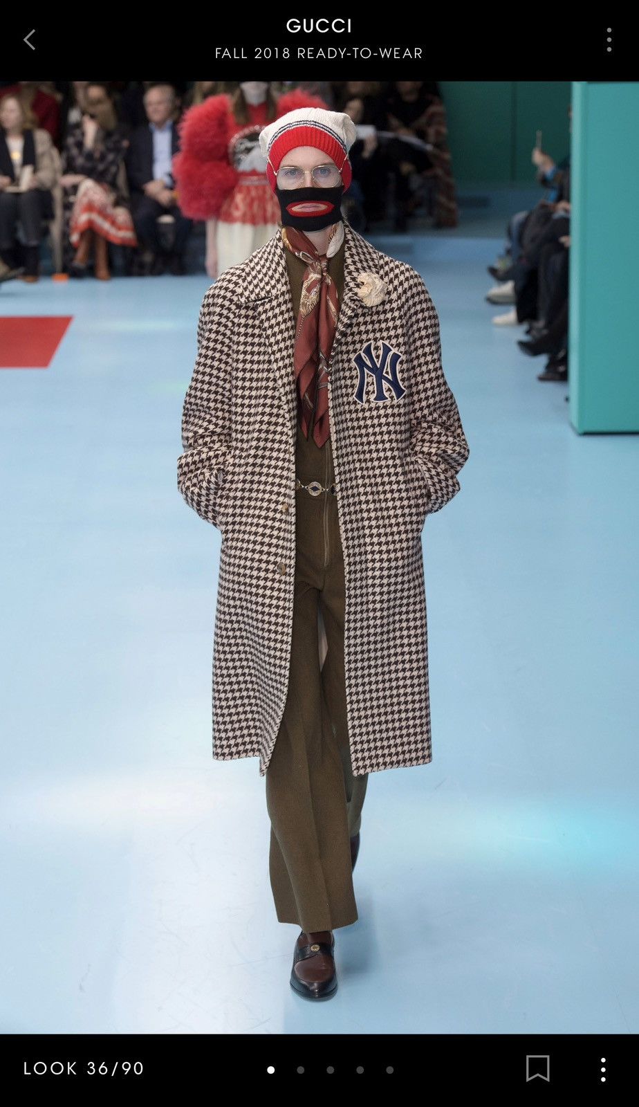 Gucci × Yankees Gucci x Yankees Collab Fall 2018 Runway Coat | Grailed