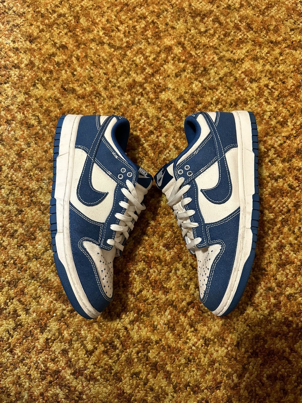 Nike Nike Dunk Low Retro Se “Industrial Blue Sashiko” | Grailed