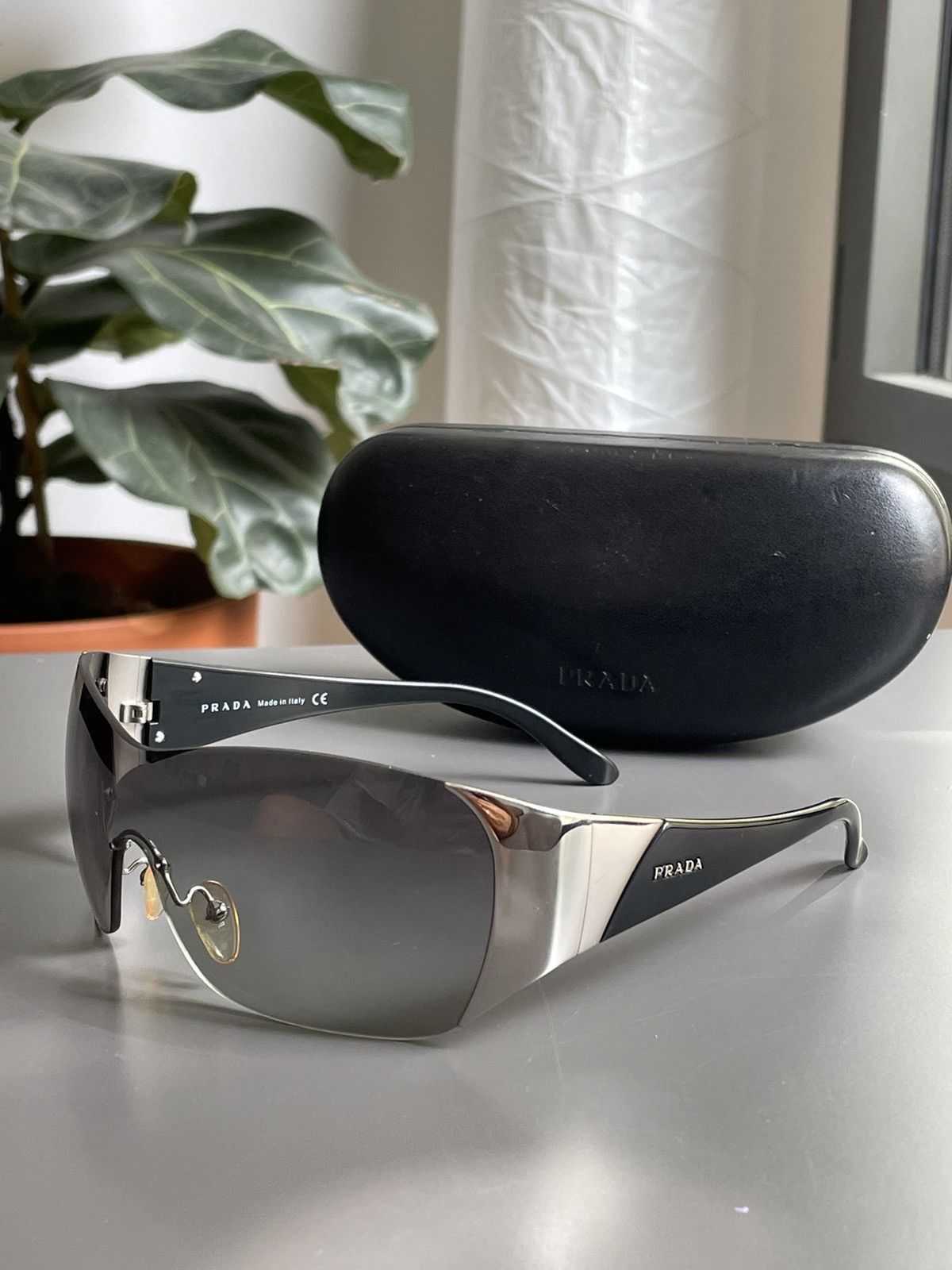 Vintage 2004 Vintage PRADA Star SPR 73G Sunglassess Star Mask Fire ...