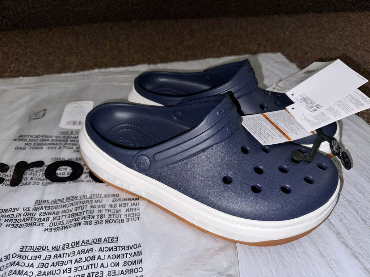 Crocs Crocs Full Force Clog 'Navy/White' Gum bottoms | Grailed