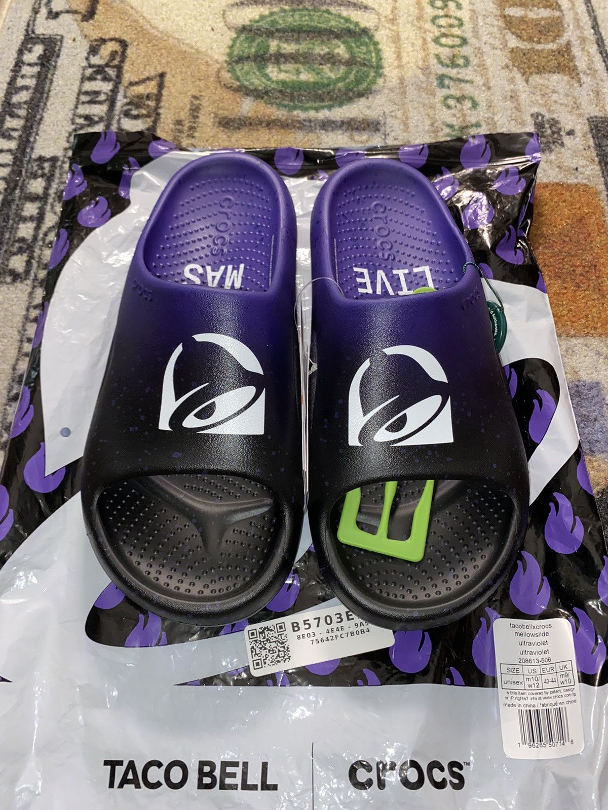 Crocs Crocs Mellow Slide Taco Bell Live Mas | Grailed