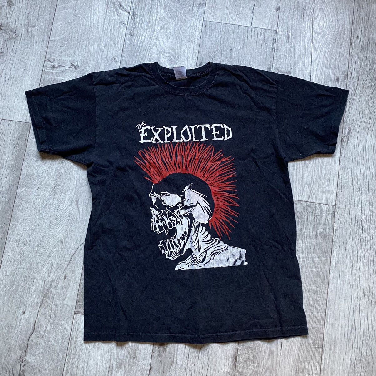 Band Tees × Streetwear × Vintage VINTAGE THE EXPLOITED PUNK SKULL T ...