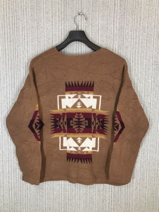 Pendleton ‼️PENDLETON NAVAJO AZTEC KNIT WOOL SWEATER NICE DESIGN‼️ | Grailed