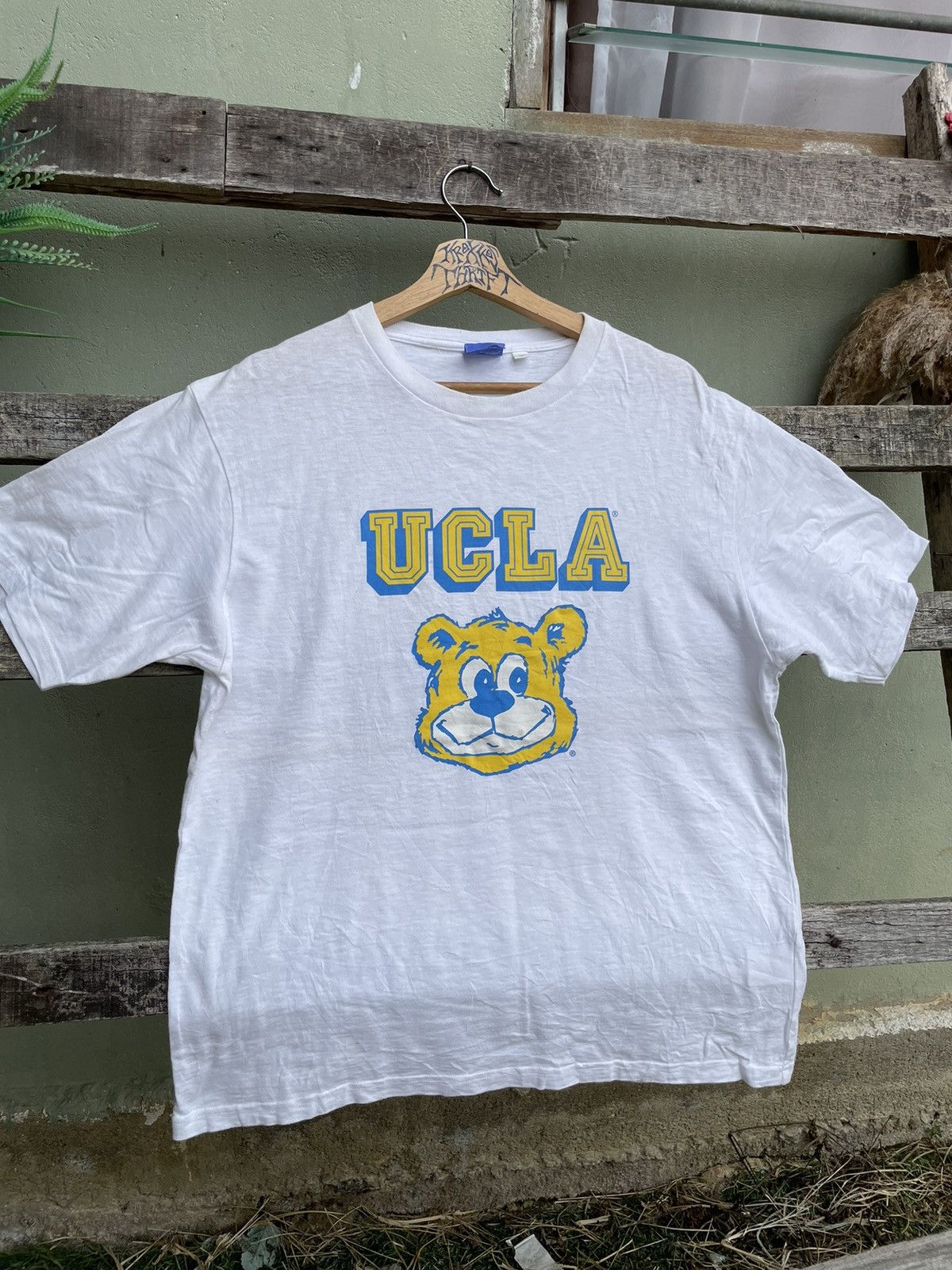 Vintage Vintage UCLA Bear Head Logo With Side Logo Tee | Grailed