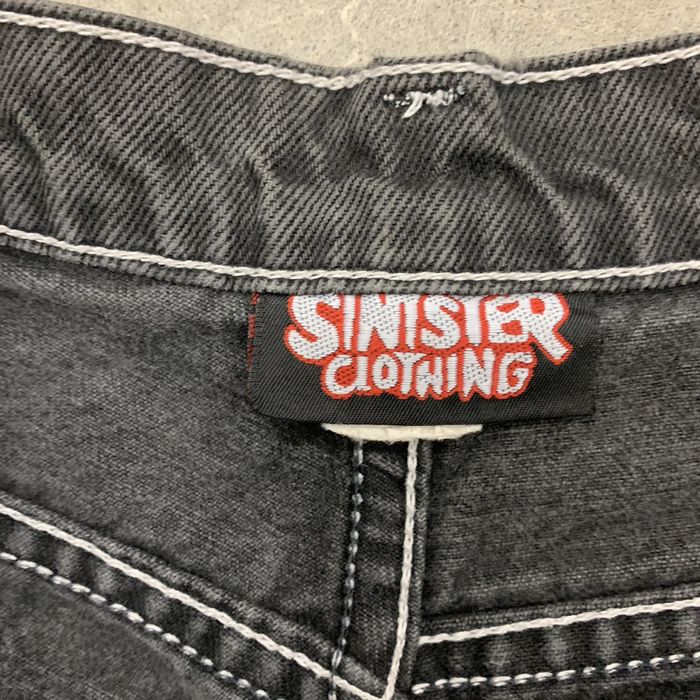 Vintage Sinister Clothing vintage super baggy dark denim y2k 90s | Grailed