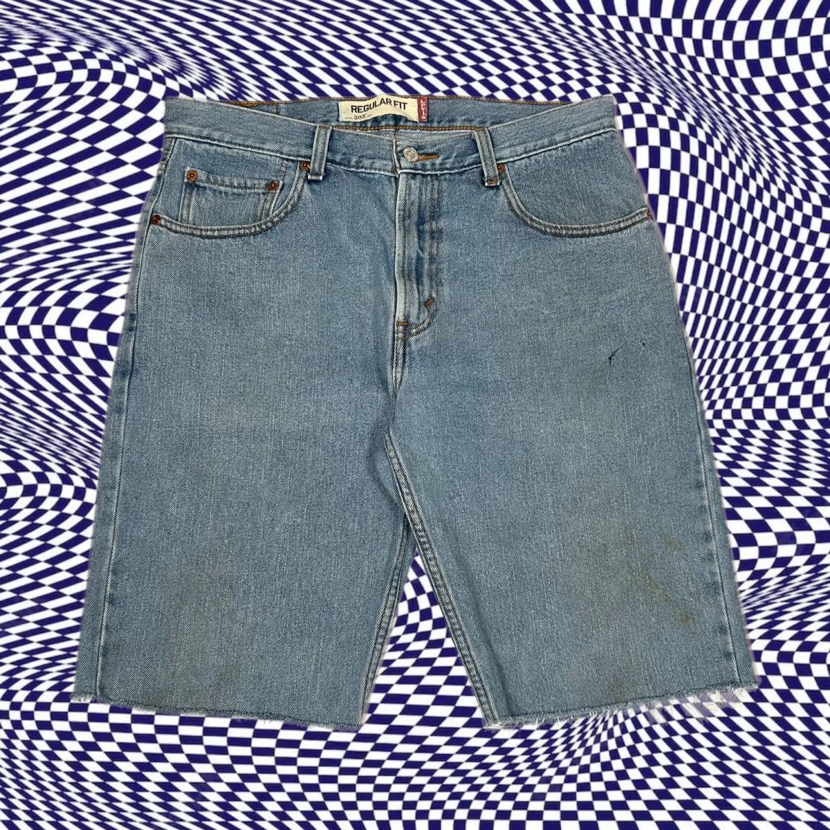 Levi's Levi's 505 cut off baggy jean shorts | Grailed