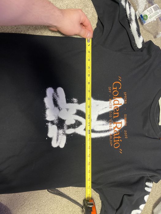 Off-White Off-White Golden Ratio L/S Tee | Grailed