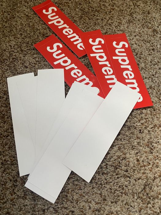 Supreme Supreme Box Logo Sticker Bundle (15 stickers) | Grailed