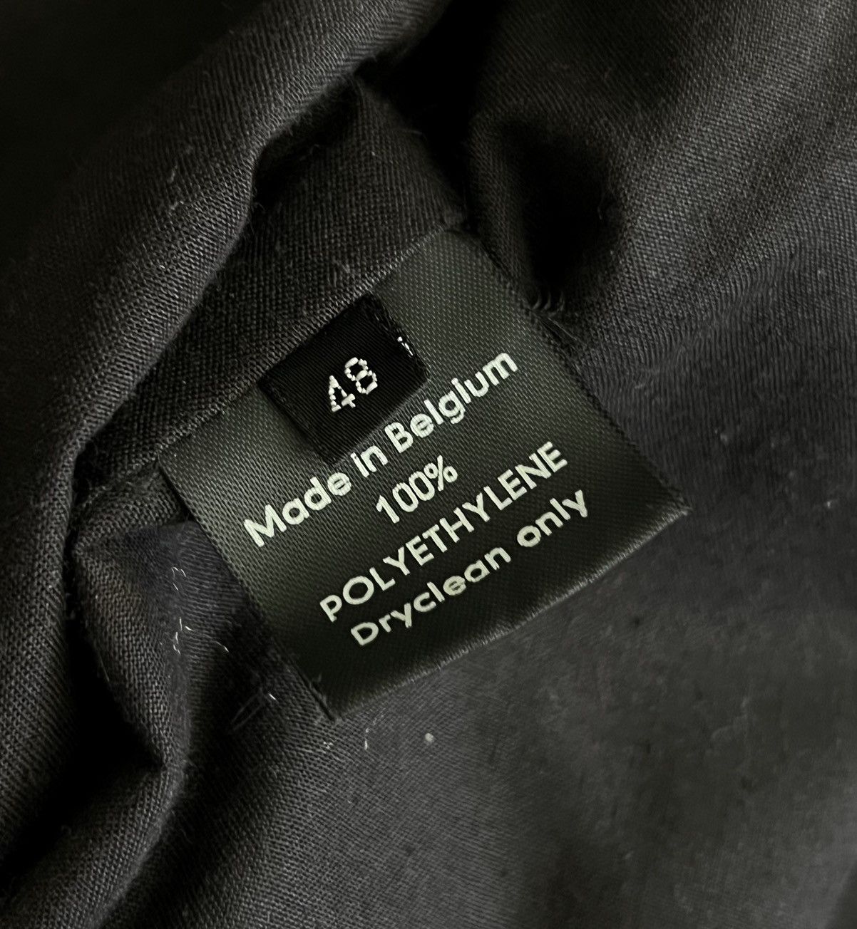 Raf Simons AW2001-2002 Raf Simons Riot Riot Riot Black Patch Bomber ...