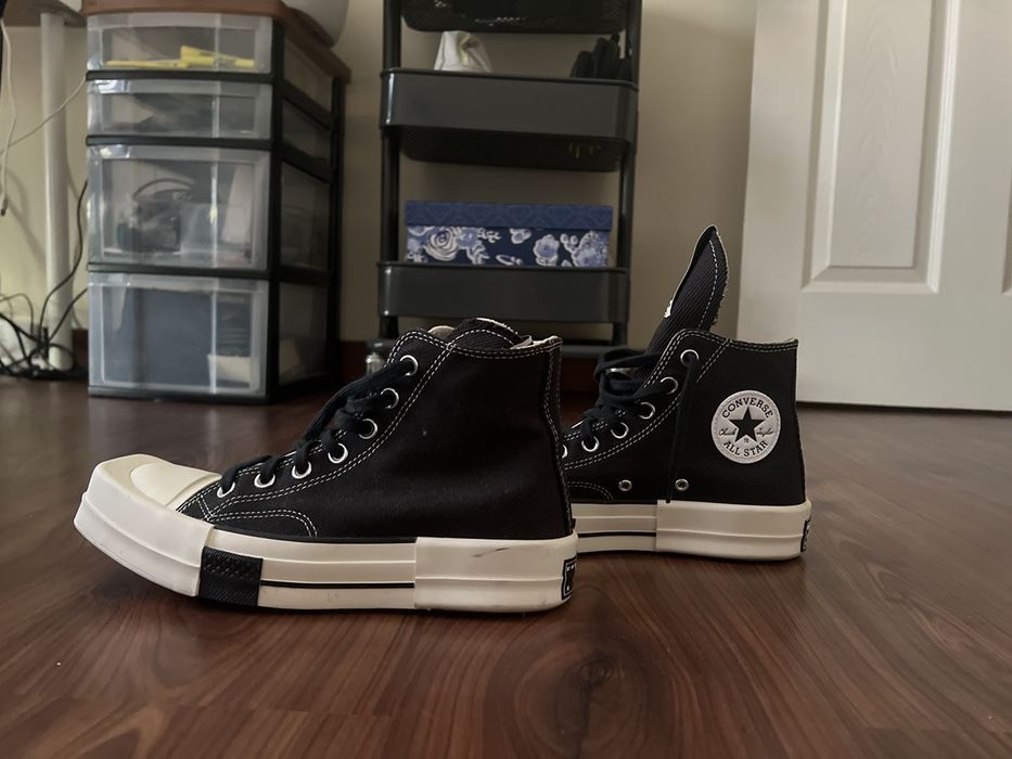 Rick Owens Converse X Rick Owen TurboDrk | Grailed