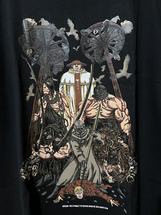 Japanese Brand MODERN BOOTLEG BERSERK “HELL’S ANGELS” ANIME TEE | Grailed