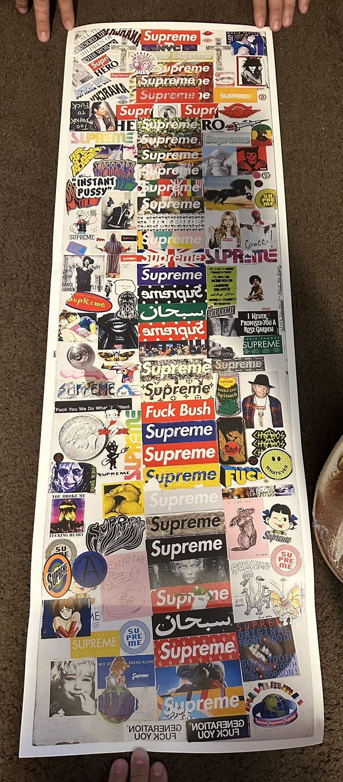 Supreme Supreme Lafayette Door Poster | Grailed